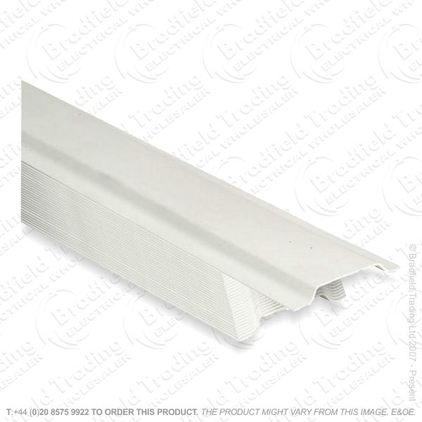 H20) Channeling Capping PVC 25mm 2M white | Bradfield