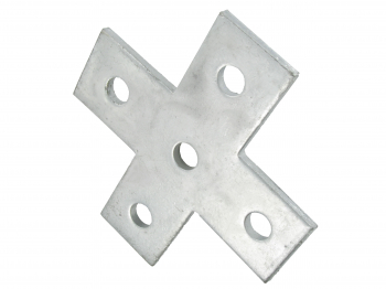 Unistrut Channel Flat X Bracket Galvanized | Bradfield