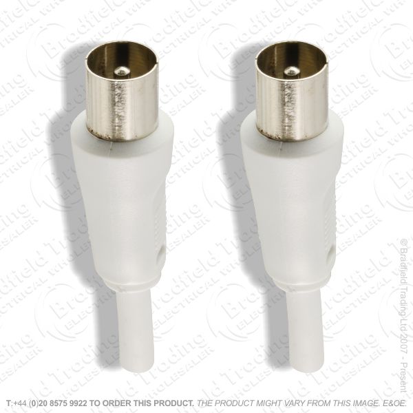 E31) Aerial COAX Fly Lead plug-plug 2M | Bradfield